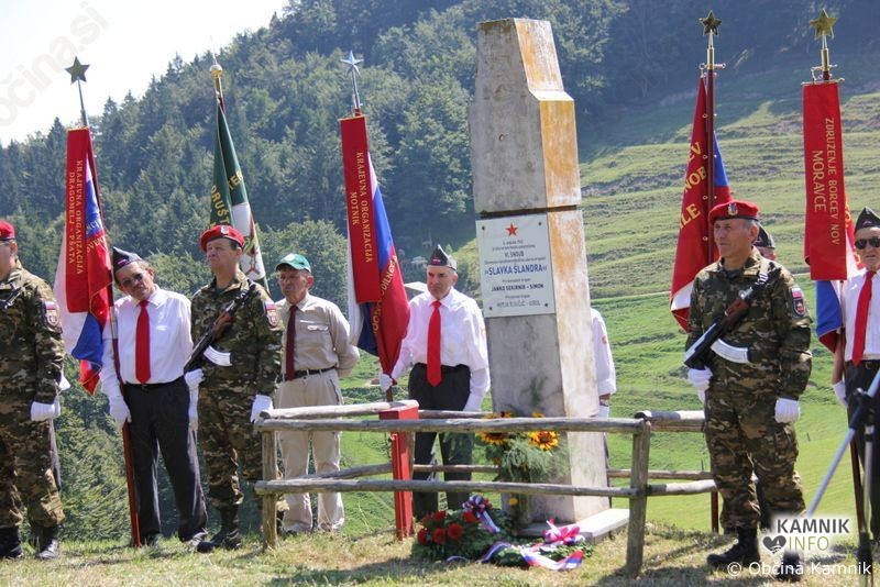 Spominska slovesnost ob 75. obletnici ustanovitve Šlandrove brigade