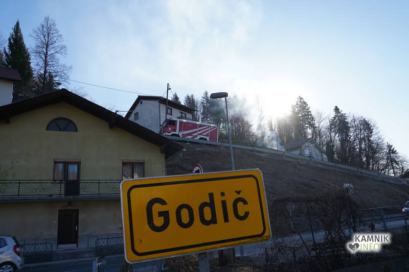 Lažni požarni preplah v Godiču