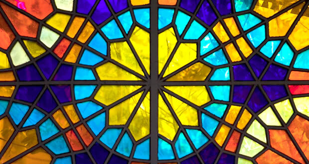 Vitraž, igra svetlobe