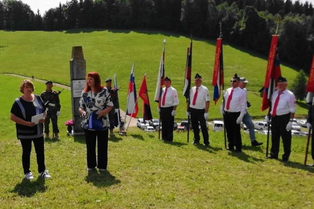 Slovesnost ob 78-letnici ustanovitve udarne brigade Slavka Šlandra na Šipku