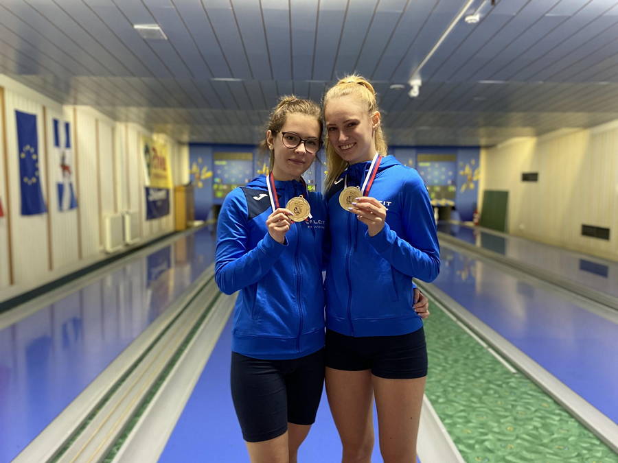 Tea Repnik in Lea Drnovšek sta državni prvakinji v tandemu za mlajše ...